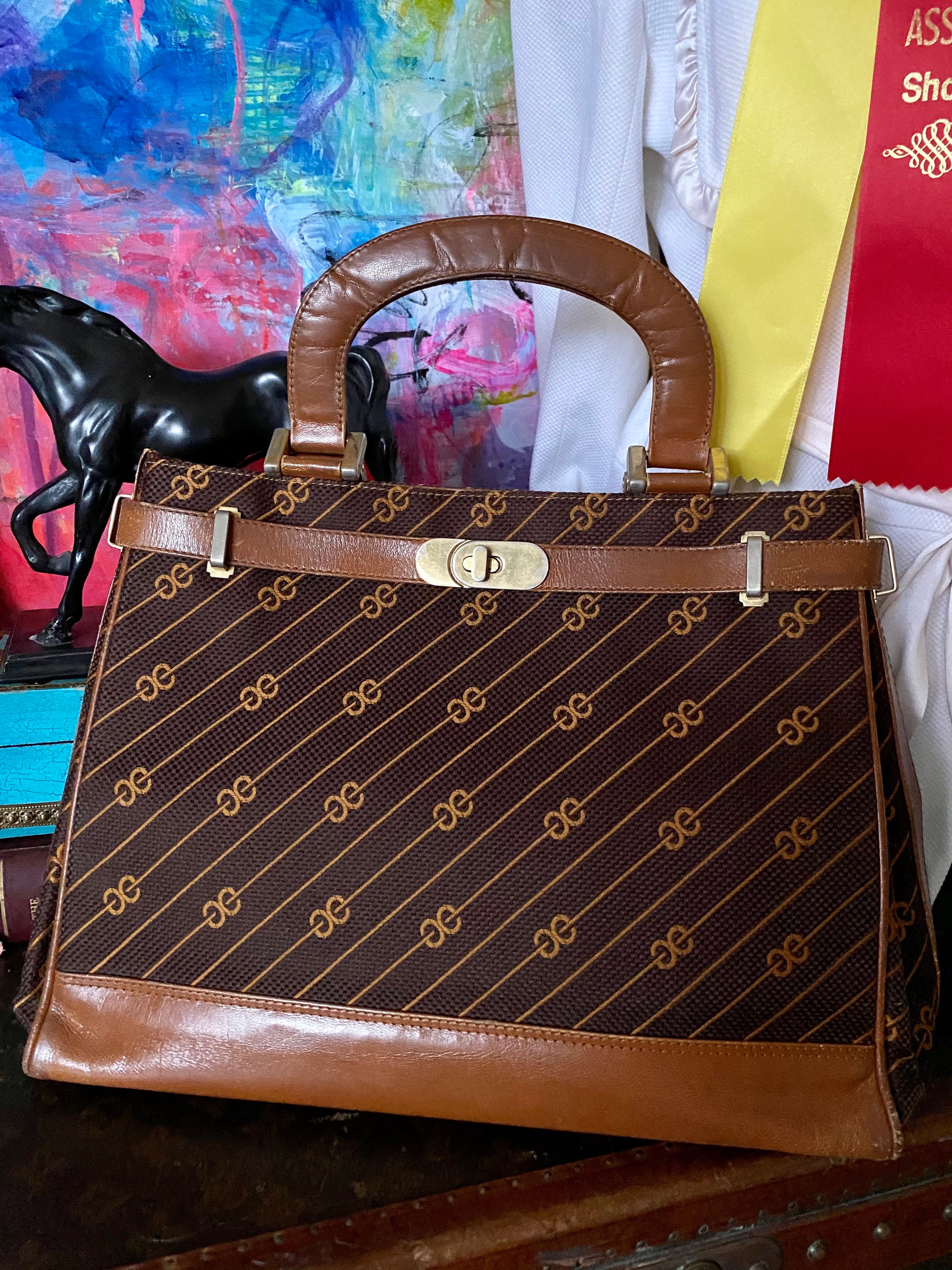 Ultra RARE Vintage Classic GUCCI Kelly Birkin Handbag Purse Tote Luxury ...