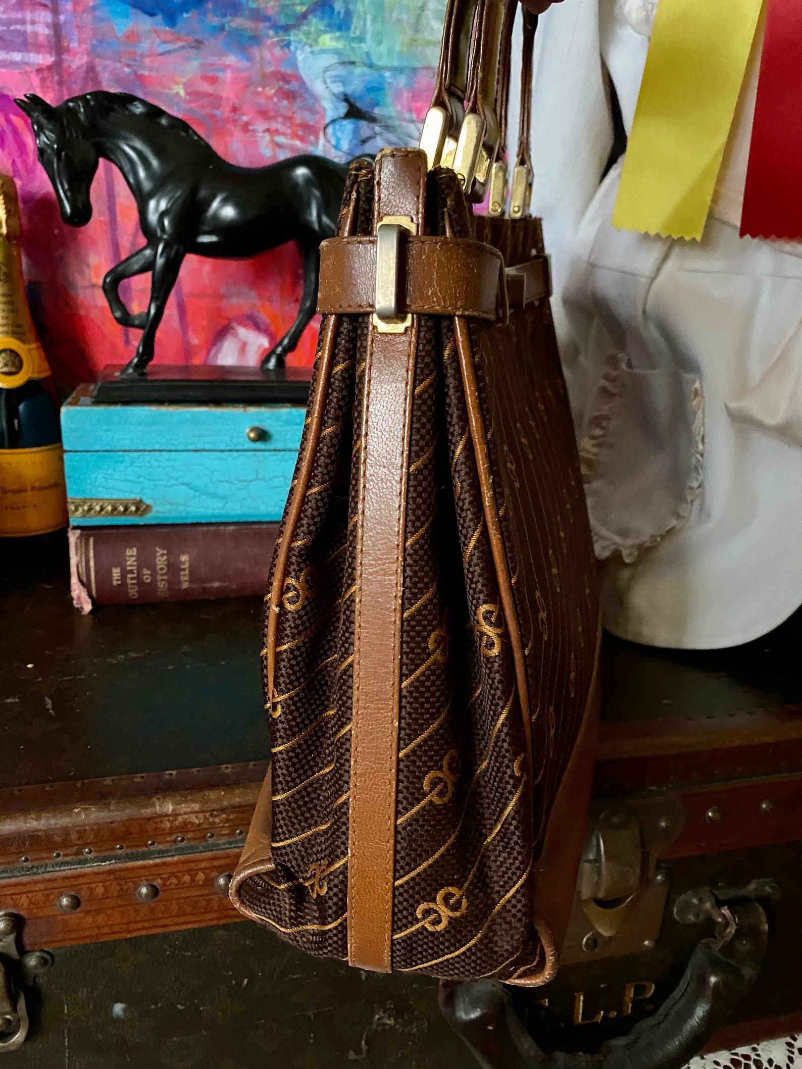 Ultra RARE Vintage Classic GUCCI Kelly Birkin Handbag Purse Tote Luxury ...