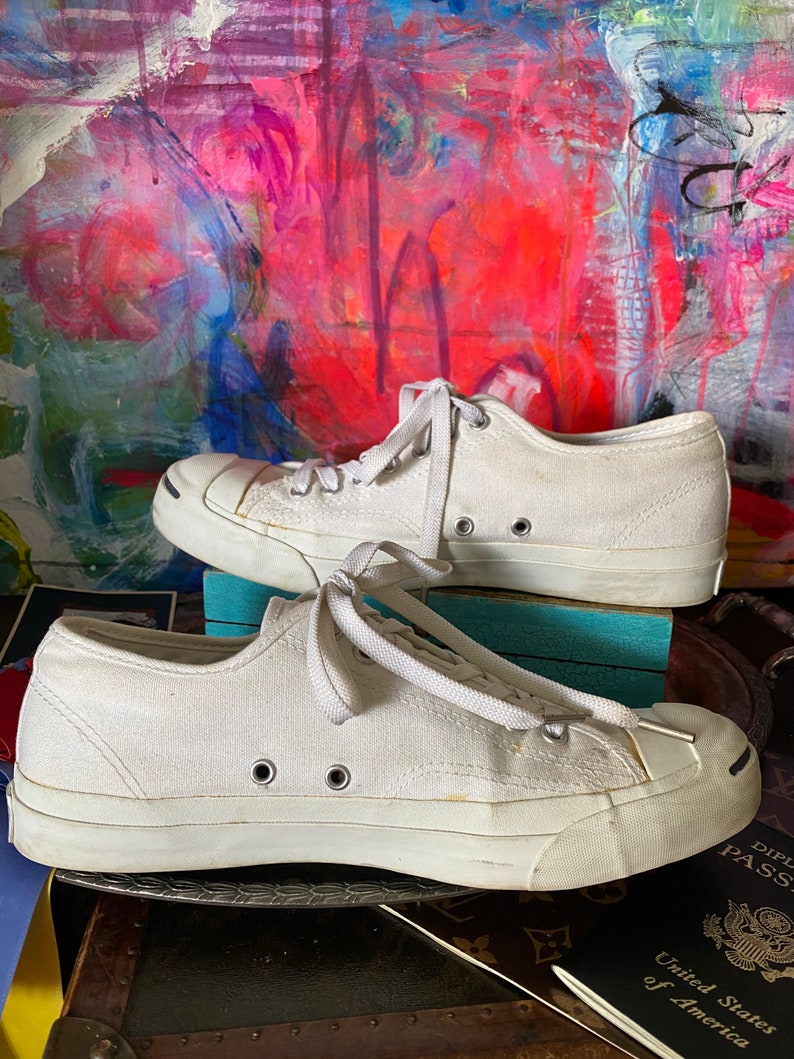 Rare Vintage ORIGINAL Authentic JACK PURCELL Converse Sneakers Lace up ...