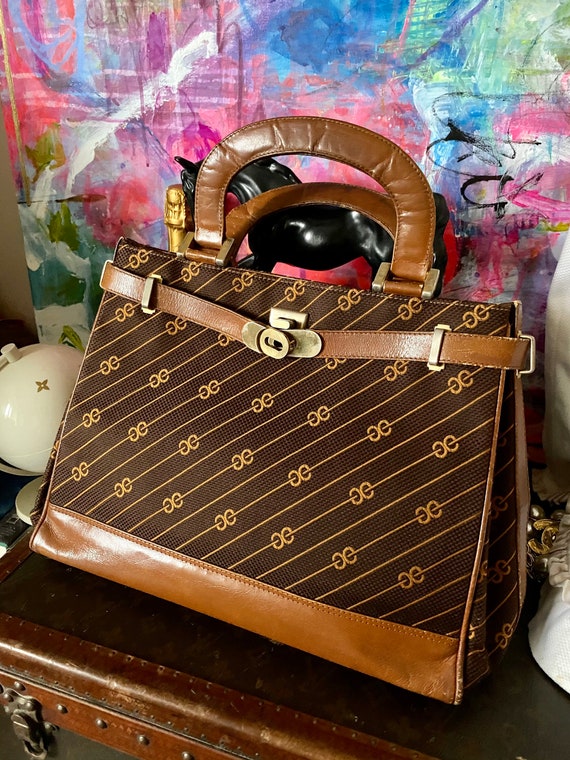 Ultra RARE Vintage Classic GUCCI Kelly Birkin Handbag… - Gem