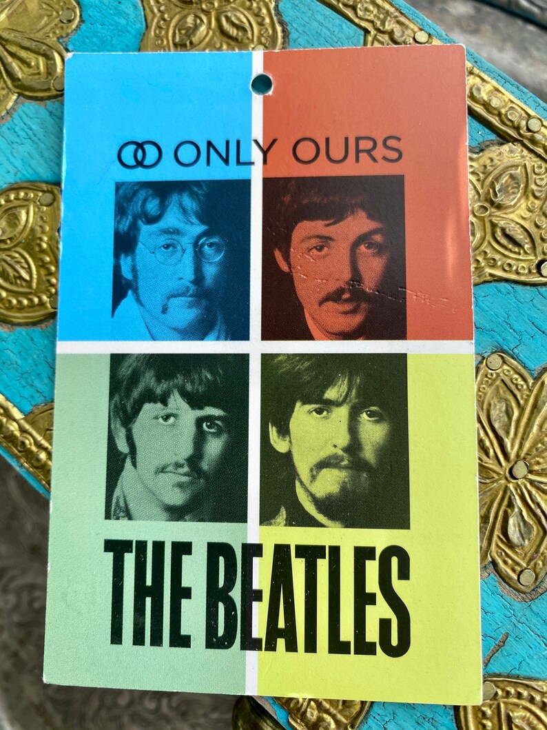 Rare Vintage BEATLES Silk FAB FOUR Shirt Blouse for - Etsy