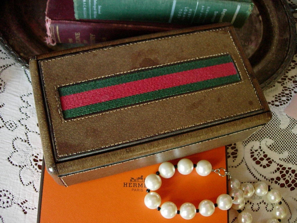 SALE Ultra Rare Vintage GUCCI Signature Trinket Jewelry Box - Etsy