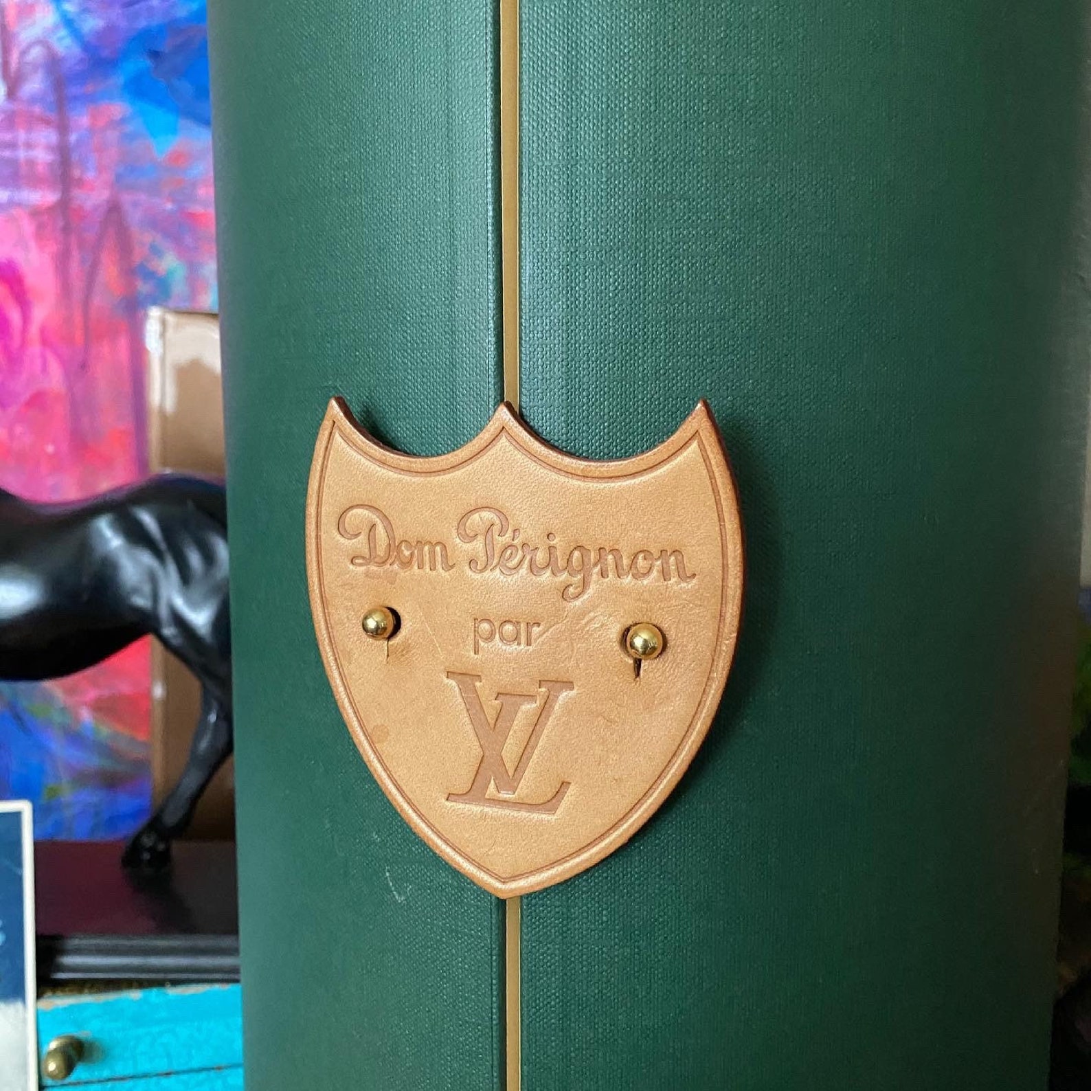 Ultra Rare Vintage LOUIS VUITTON Dom Perignon Presentation Box Display ...