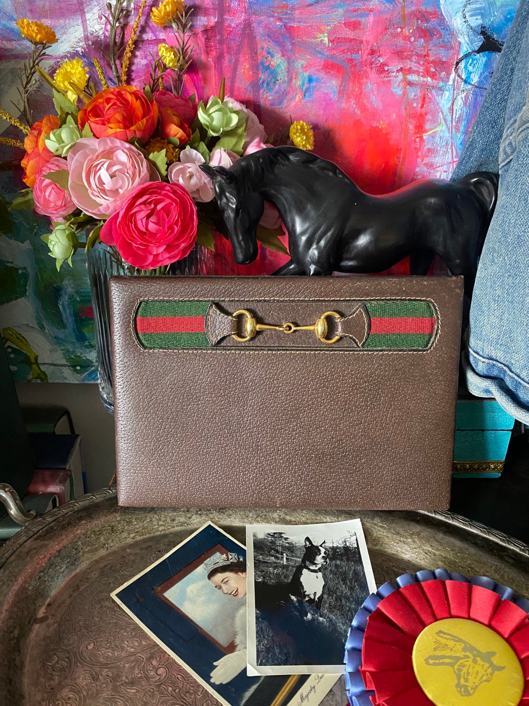 Rare Vintage GUCCI Desk Accessory - Etsy