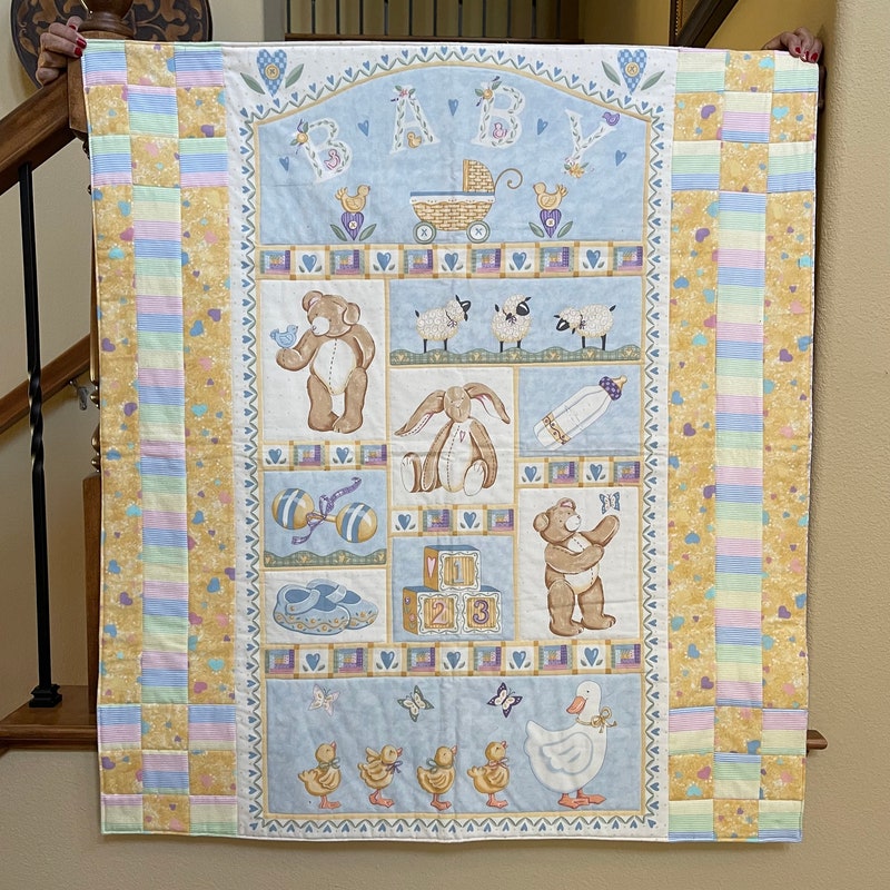 Baby Quilt Panel - Etsy