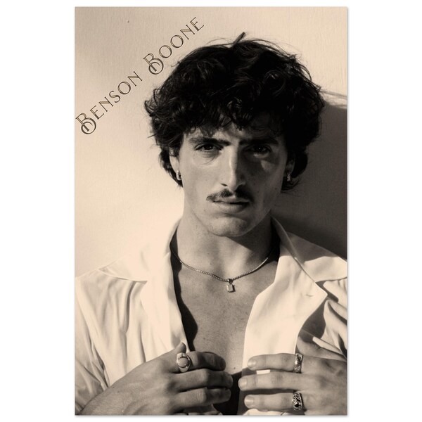 Benson Boone Poster - Etsy