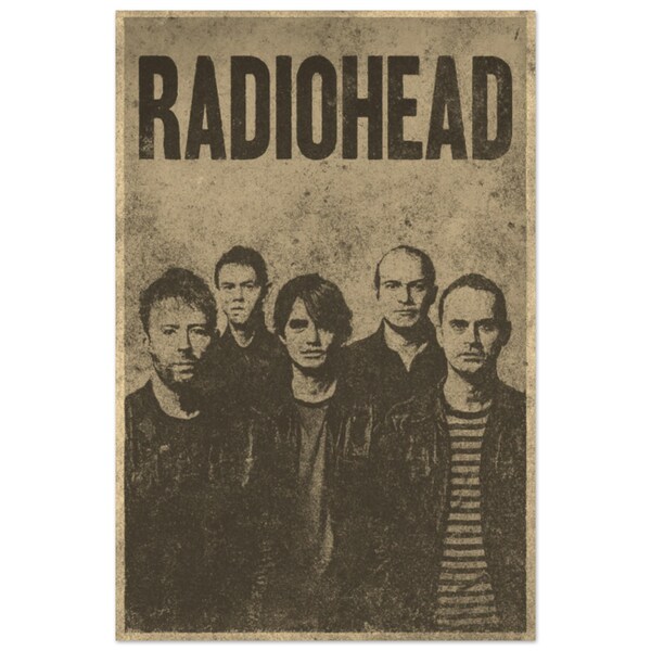 Radiohead Poster - Etsy UK