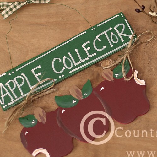 Apple Wall Art Kitchen Welcome Country Friends Apples Decor - Etsy