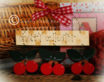 Cherry Kitchen Decor Cherries Kitchen Wall Art Rustic Home | Etsy