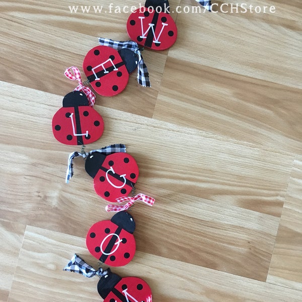 Ladybug Wreath - Etsy
