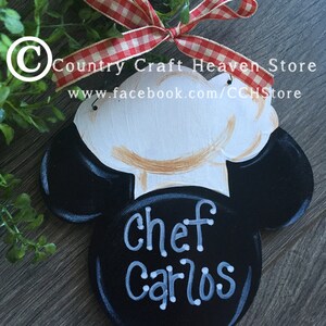 Chef Personalized Sign, Chef Graduation Gift, Chef Mouse Head ...