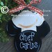 Chef Personalized Sign, Chef Graduation Gift, Chef Mouse Head ...