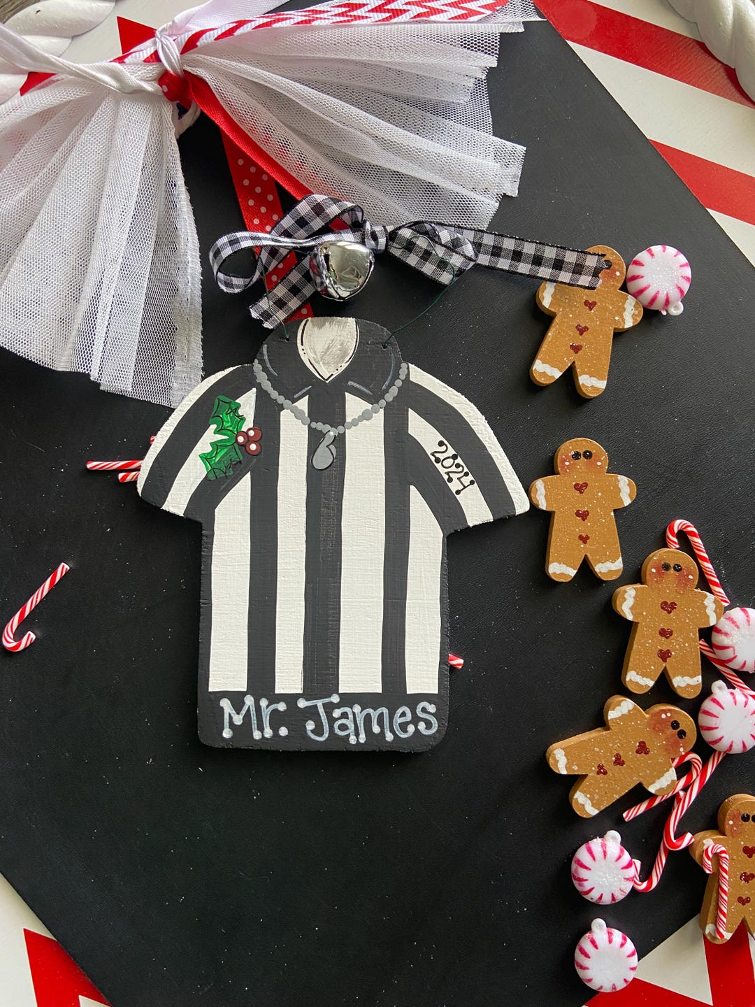 Personalized Referee Christmas Ornament, Personalized Referee Gift ...