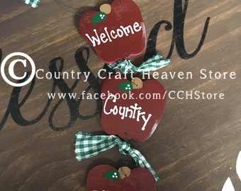 Country Apple Decor | Etsy