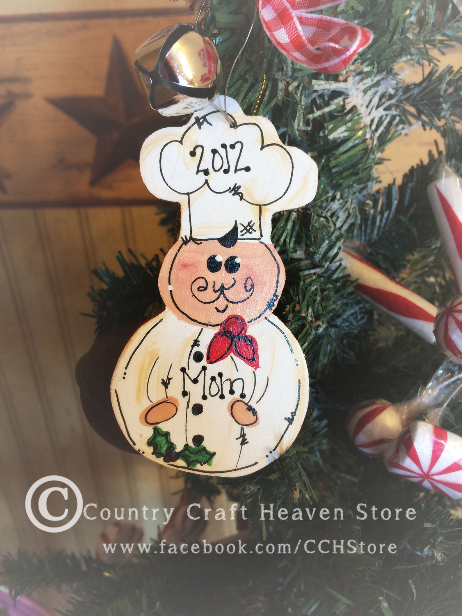 Fat Chef Personalized Christmas Ornament Chef Gift | Etsy