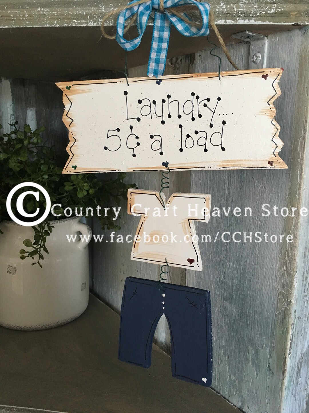 Farmhouse Laundry Room Wall Art Country Chic Cottage Sign Rustic - Etsy