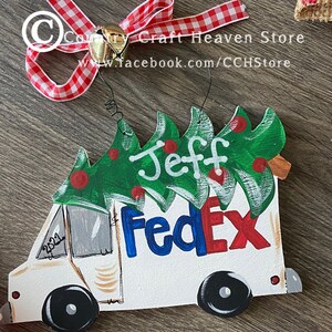 Personalized Fedex Christmas Ornament/2021 Fedex Christmas - Etsy
