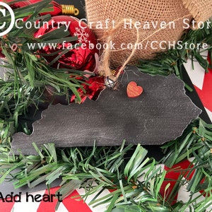 Kentucky Christmas Ornament | Kentucky Ornament | Distressed Kentucky ...