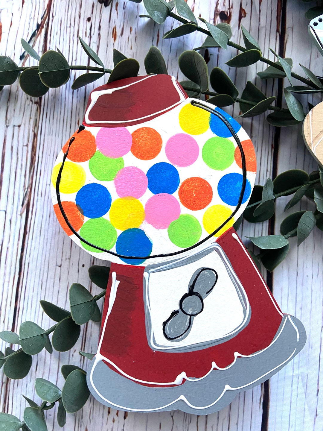 Gum Ball Machine Door Hanger / Birthday Door Hanger / Summer - Etsy