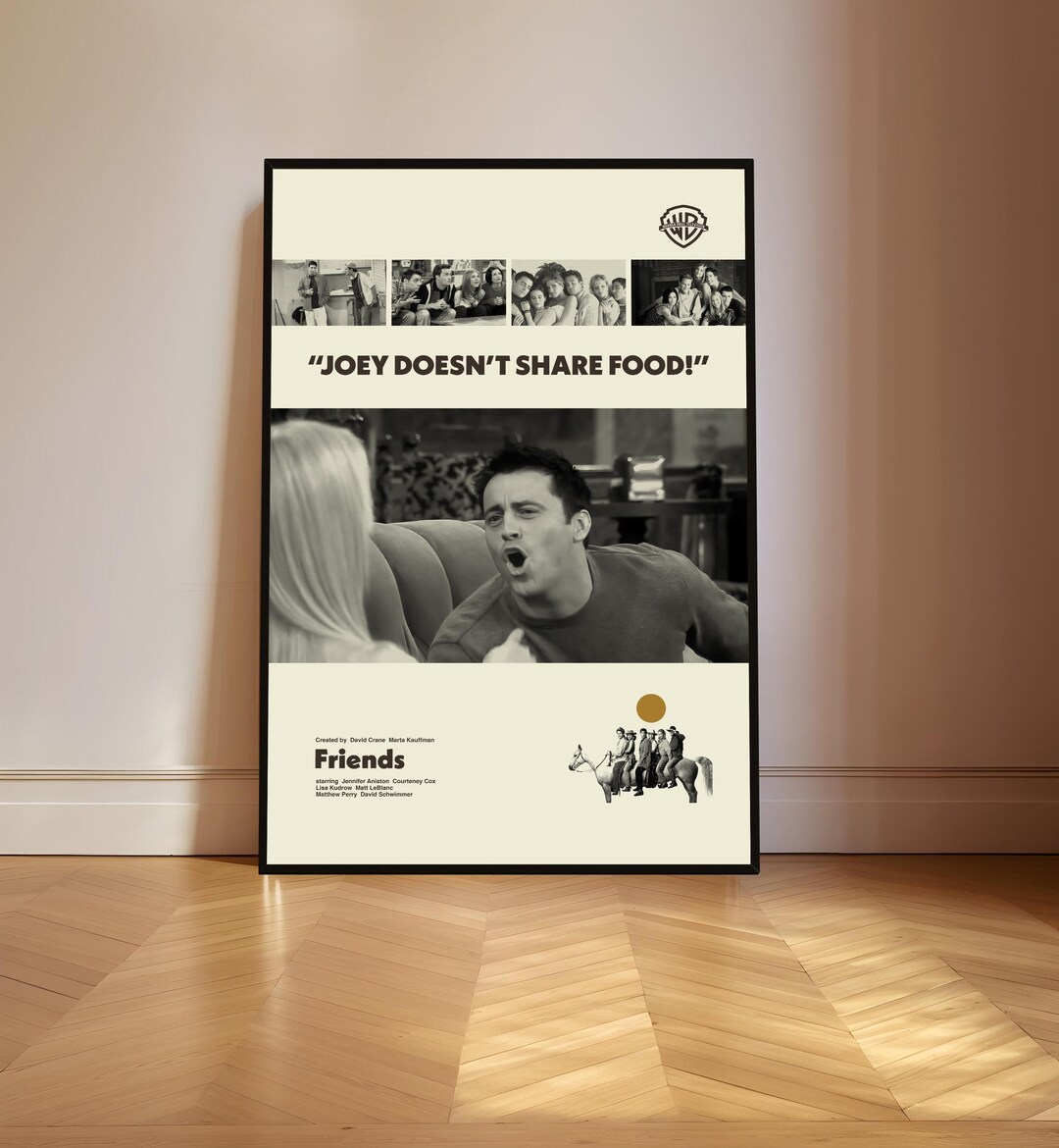 Friends, Tv Series Poster, Mid-century Modern Art, Minimalist Print ...
