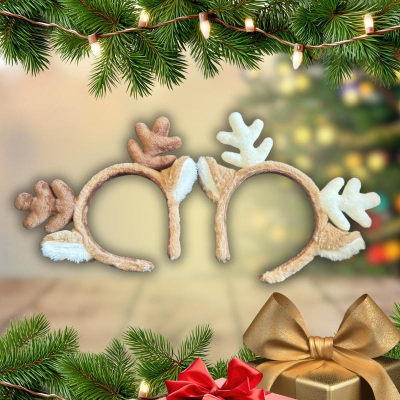 Reindeer Headbands - Etsy