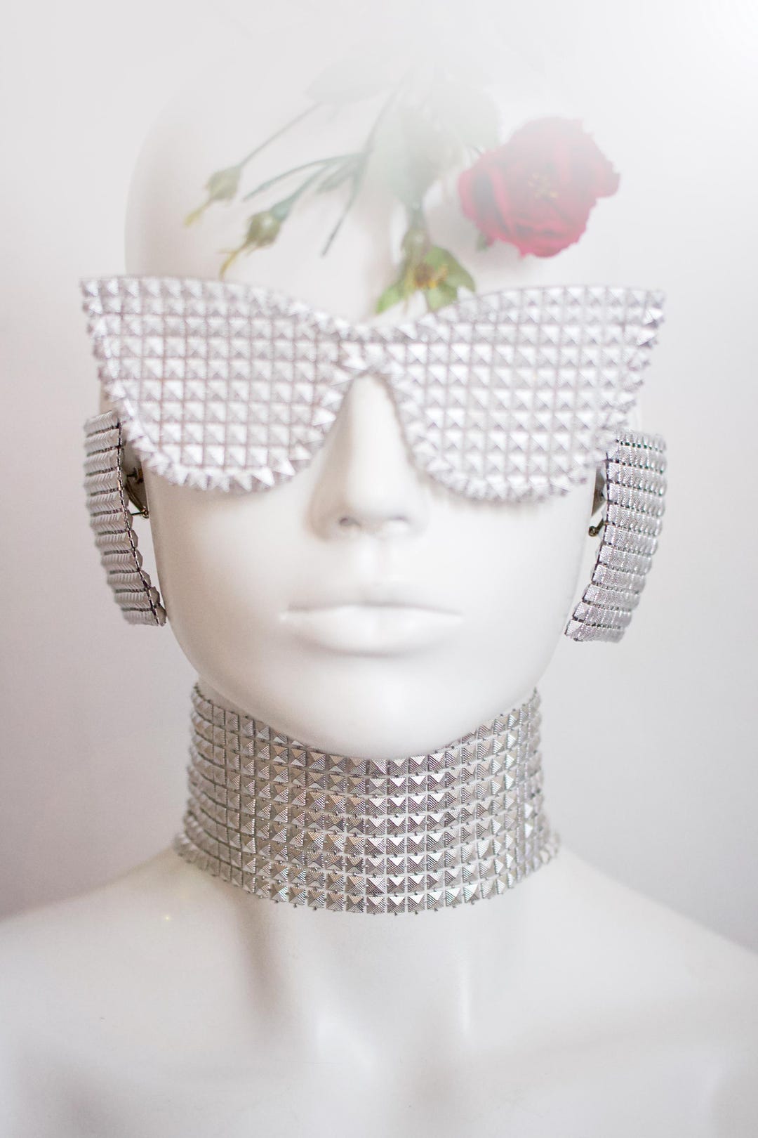 Sheen Metallic Choker, Studded Choker, Thick Choker, Fashion Choker ...