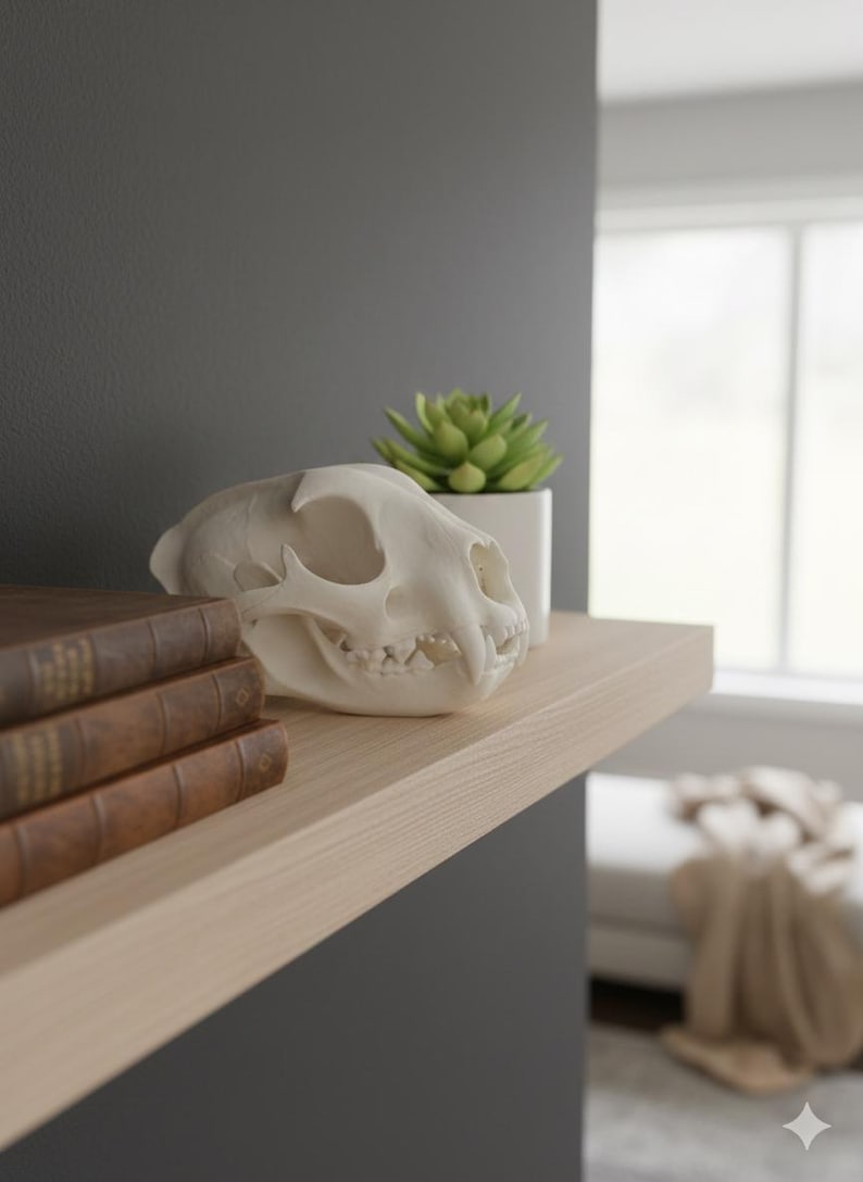 Life-sized Male Mountain Lion (cougar) Skull Replica - Anatomical ...