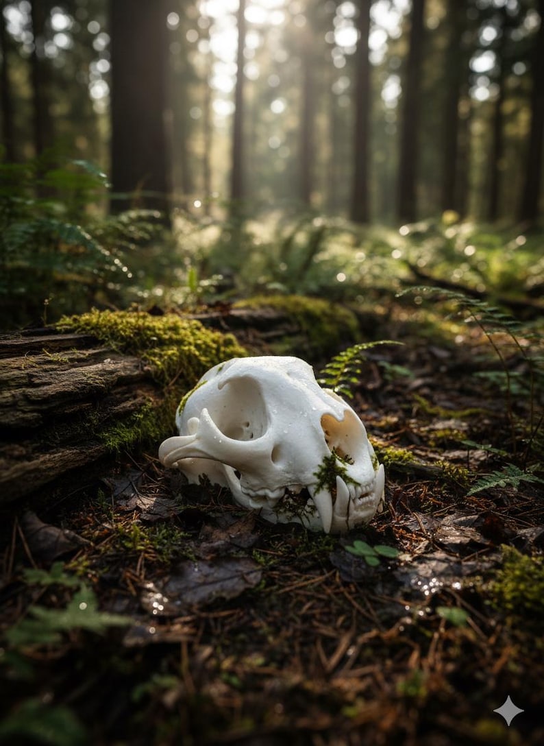 Life-sized Male Mountain Lion (cougar) Skull Replica - Anatomical ...