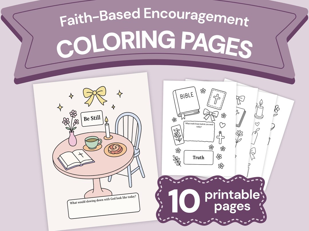 Bible Verse Coloring Pages for Adults, 10 Printable PDF Pages ...