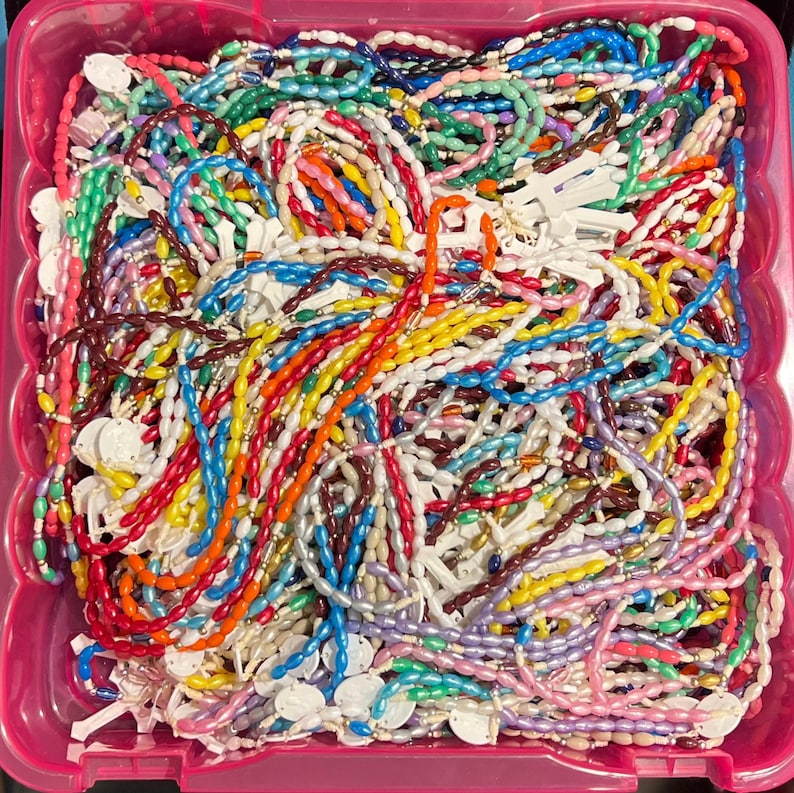 Homemade Plastic Bead Rosaries - Etsy