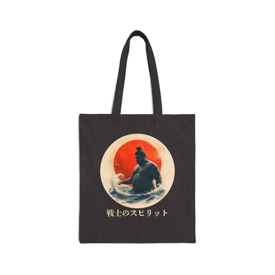 Japanese Sumo Tote Bag - Rising Sun, Muscle Warrior Art (japanese Ver ...