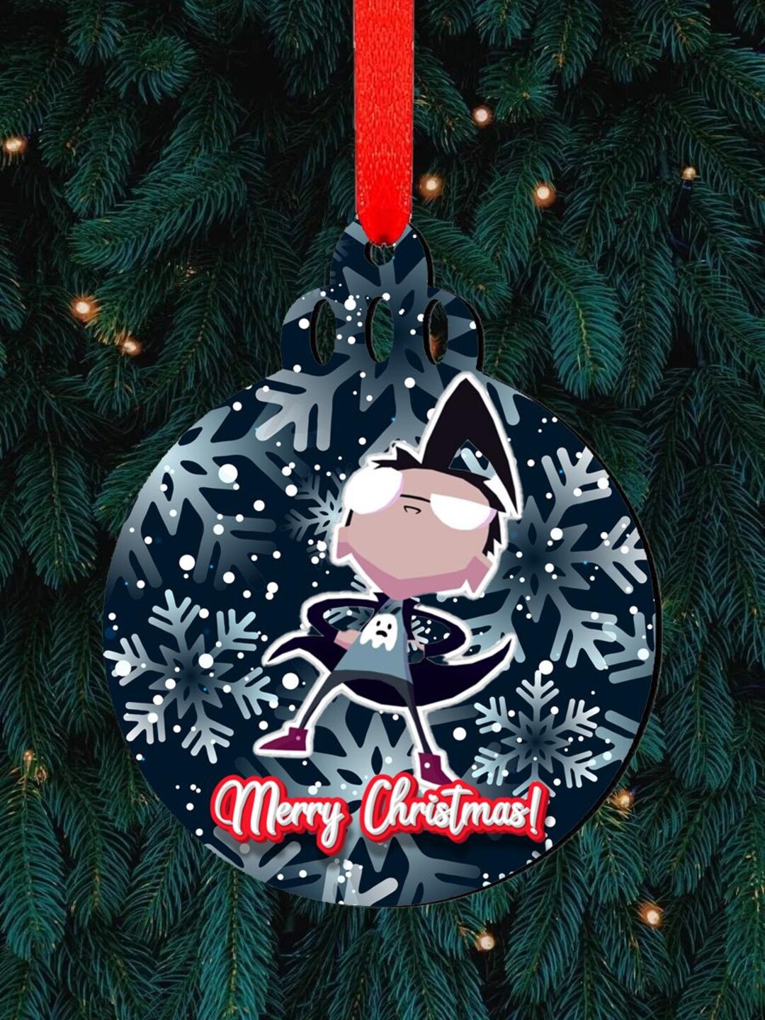 Invader Zim - Dib Christmas Ornament - Perfect Gift - Unique Present ...