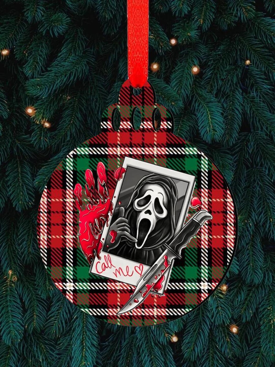 Scream - Horror Movie Christmas Ornament - Perfect Gift - Unique ...