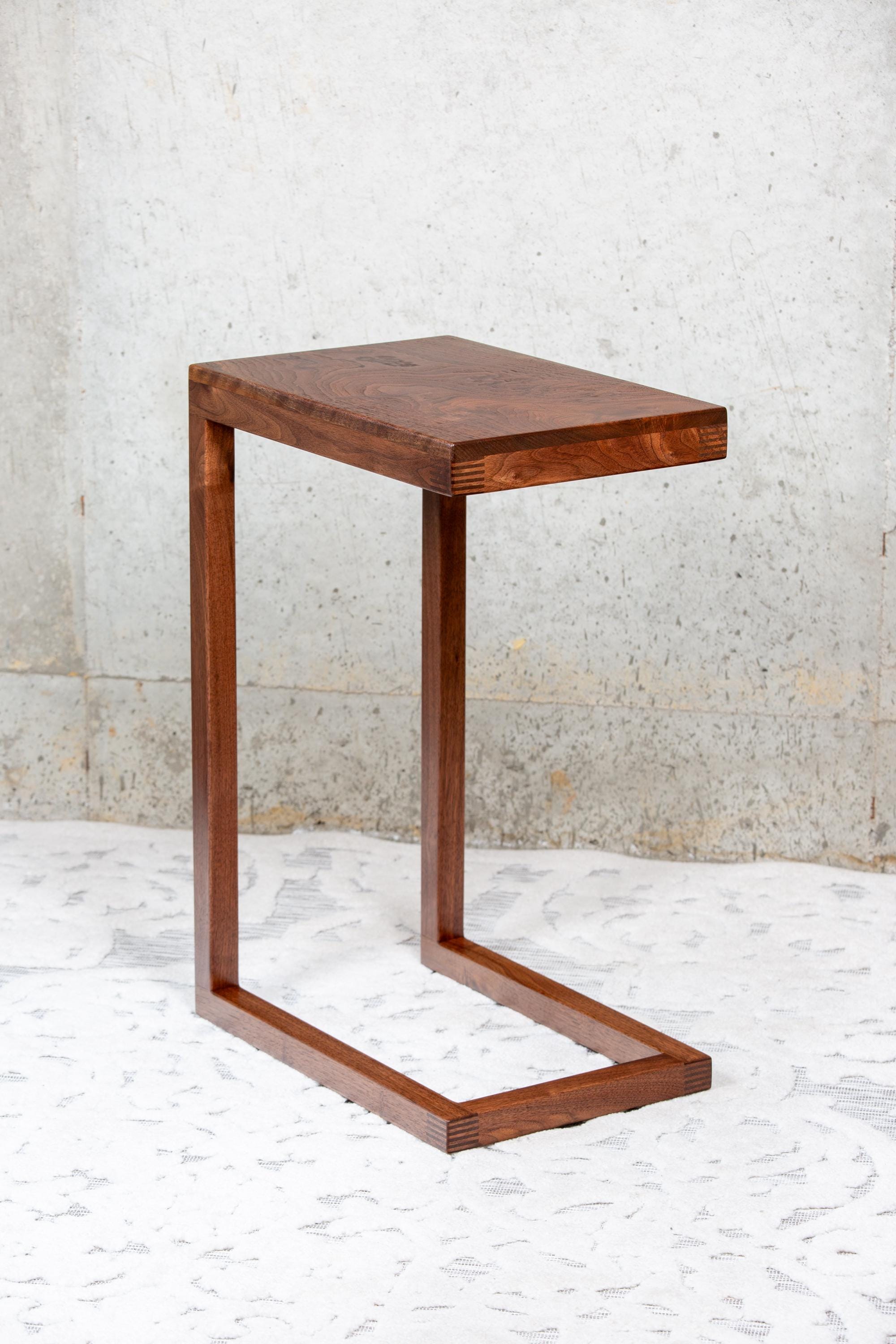 Powell C Table - Handcrafted Walnut Side Table - Etsy