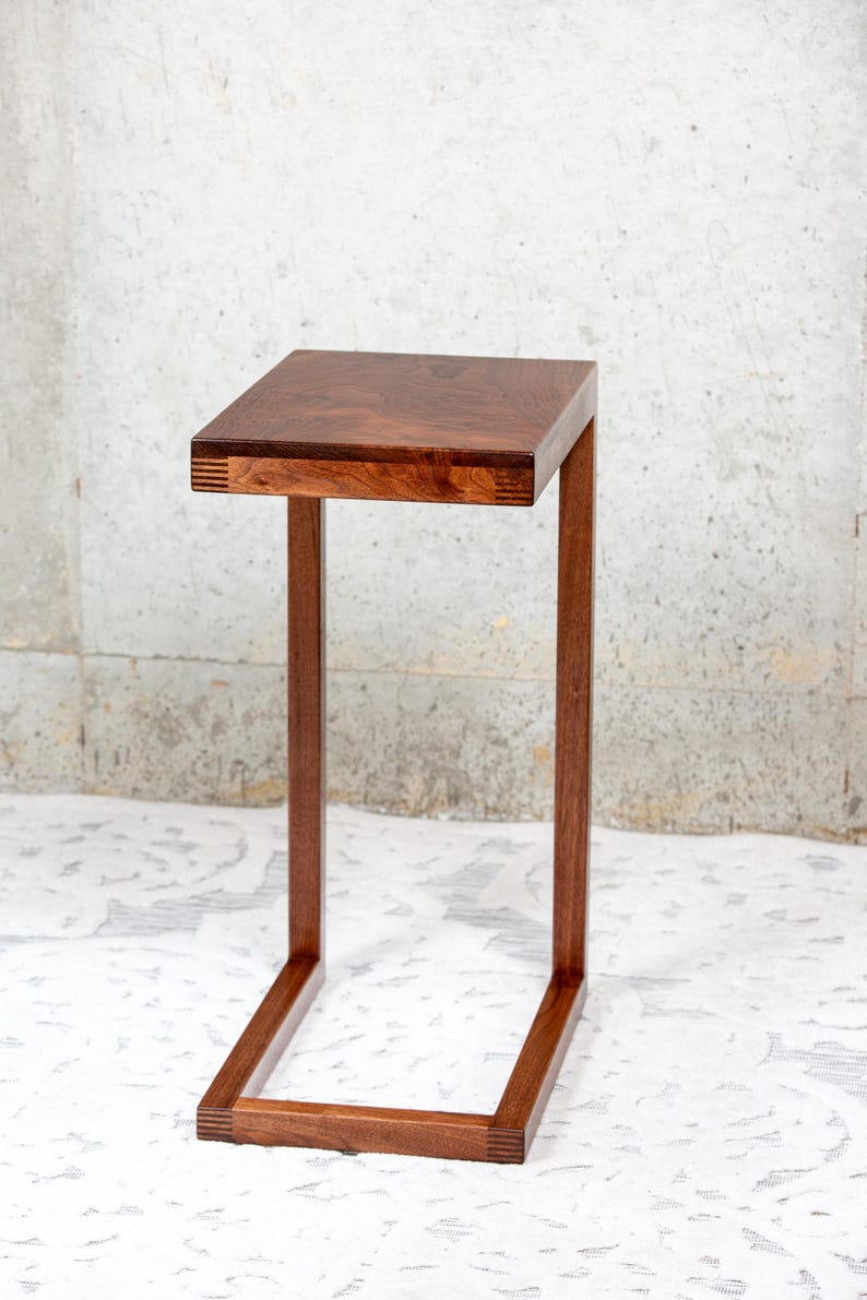 Powell C Table - Handcrafted Walnut Side Table - Etsy