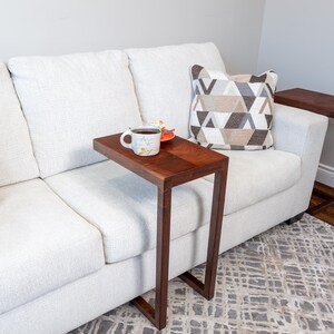 Powell C Table - Handcrafted Walnut Side Table - Etsy