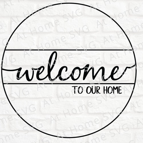 Welcome to Our Hive SVG Cut File for Rustic Home and Modern - Etsy