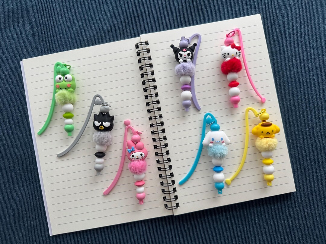 Sanrio Cute Bookmarks Set – Hello Kitty, Kuromi, Cinnamoroll ...