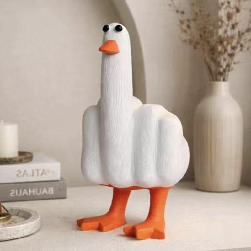 Middle Finger Duck - Etsy