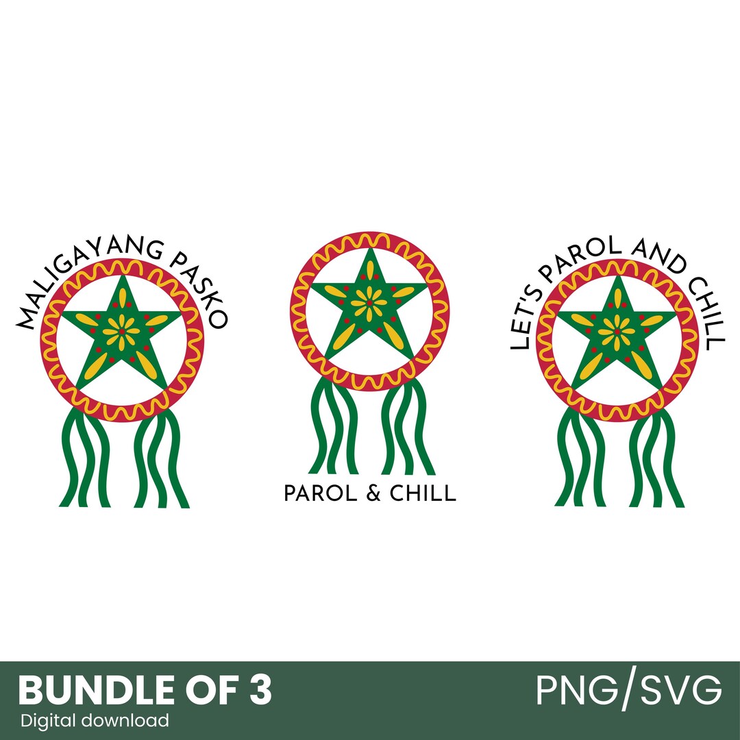 Filipino Christmas Parol Art | PNG/SVG Bundle (digital Download) - Etsy