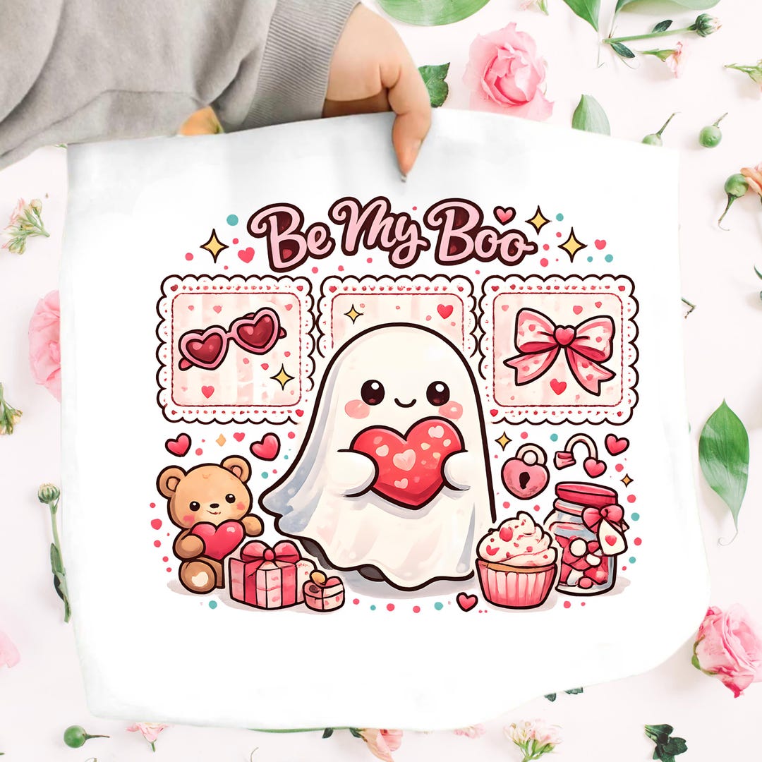 Be My Boo PNG, Coquette Bow, Faux Embroidery (digital Download) - Etsy