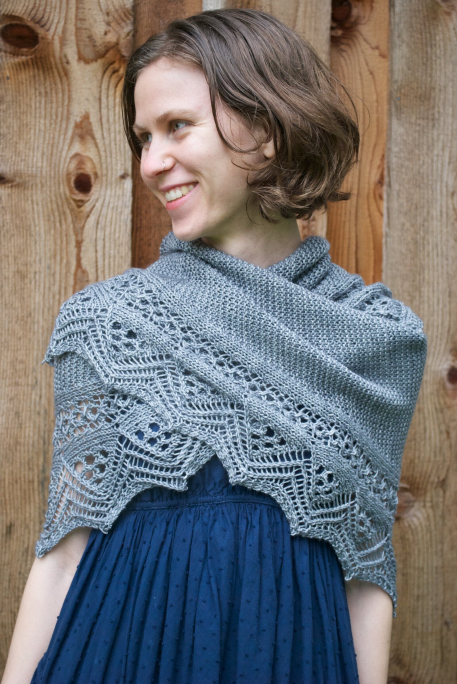 Flow Lace Shawl PDF Knitting Pattern - Etsy