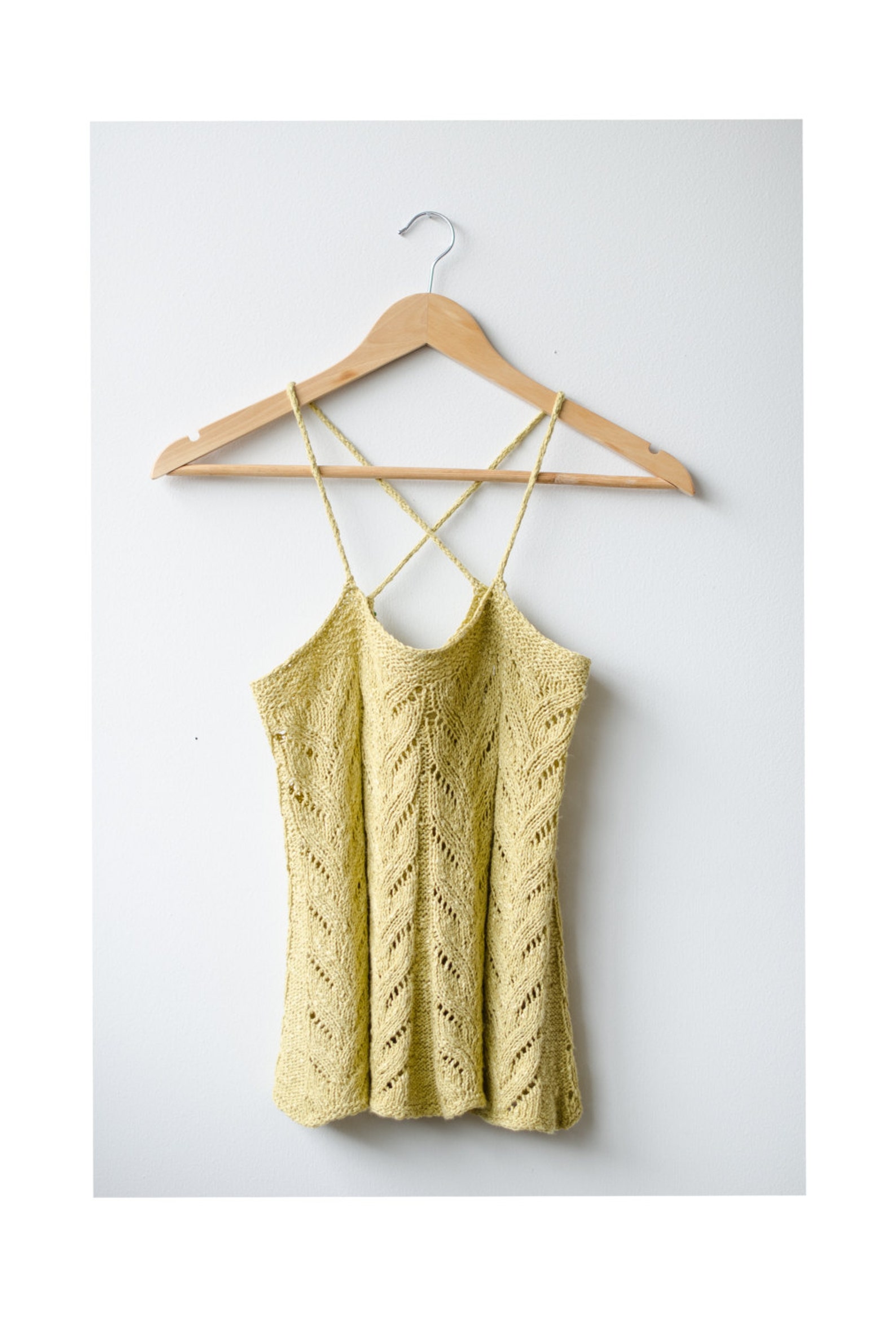 Agave Lace Tank PDF Knitting Pattern - Etsy