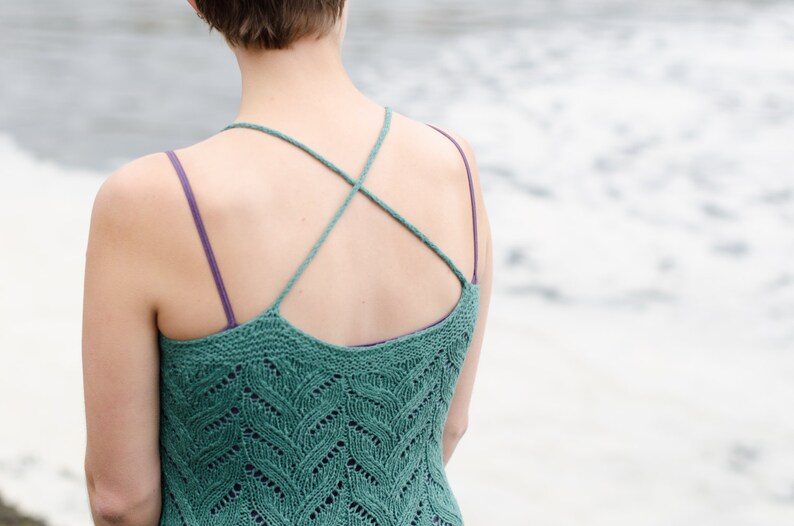 Agave Lace Tank PDF Knitting Pattern - Etsy