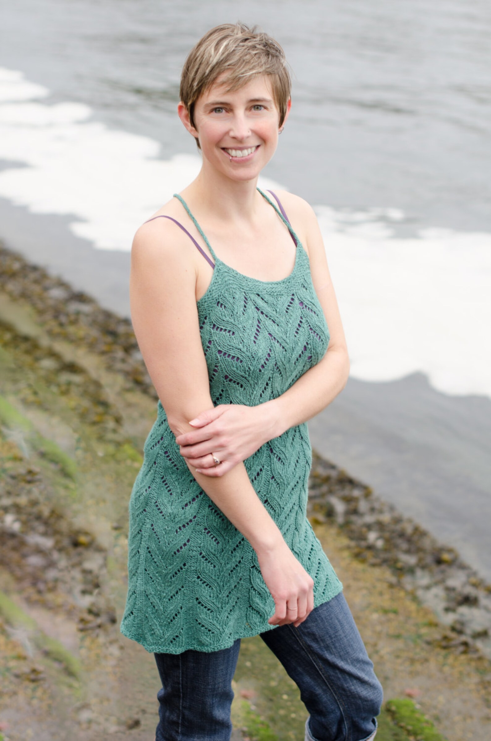 Agave Lace Tank PDF Knitting Pattern - Etsy