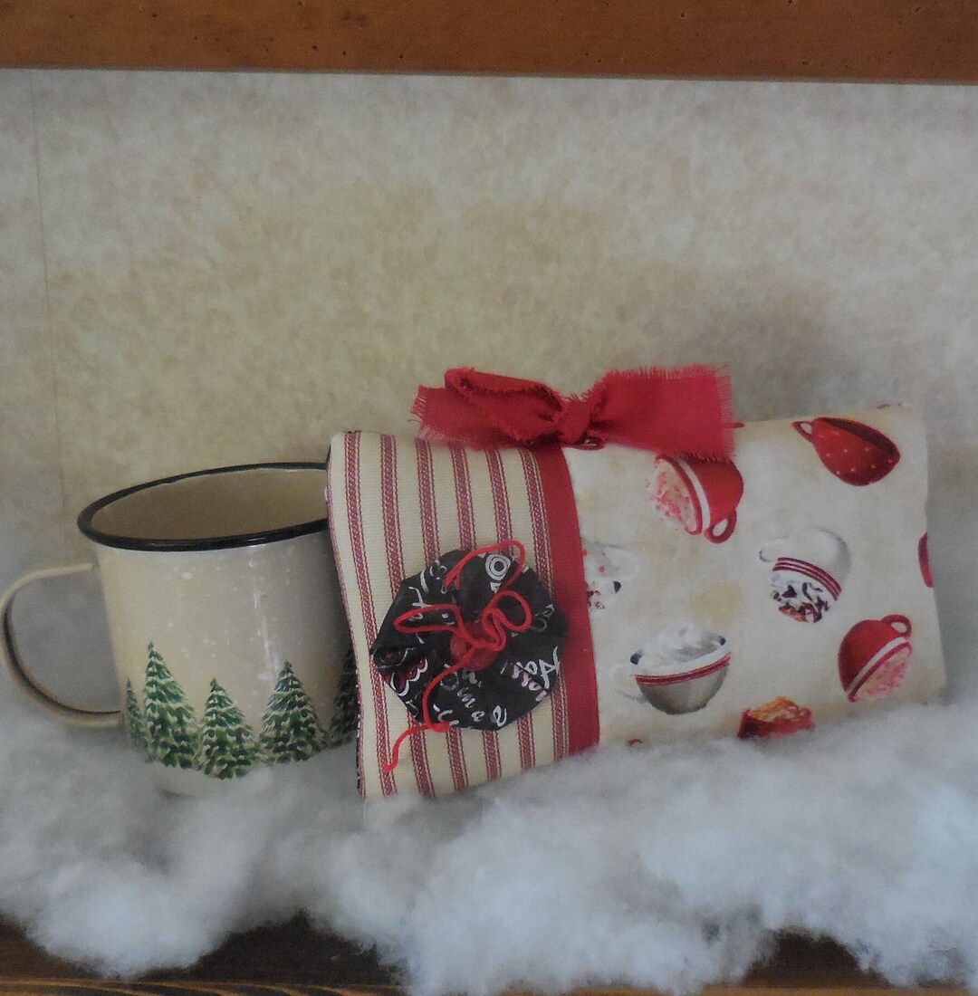 Primitive Hot Cocoa Cups Pillow Tuck Primitive Winter Decor - Etsy