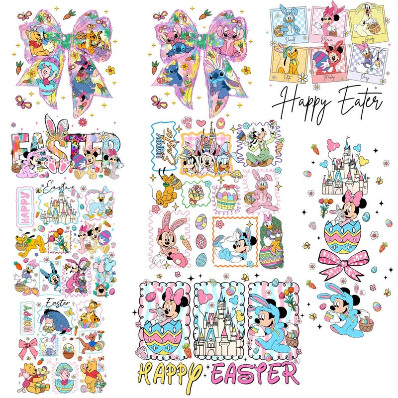 Easter Mickey Cards - Etsy UK