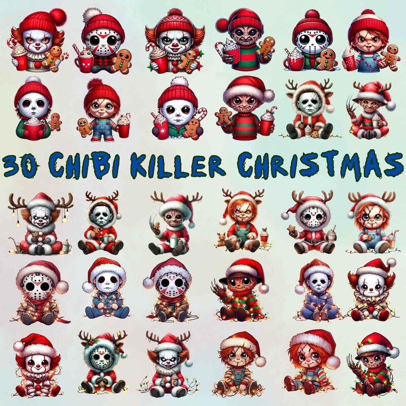 Horror Christmas - Etsy
