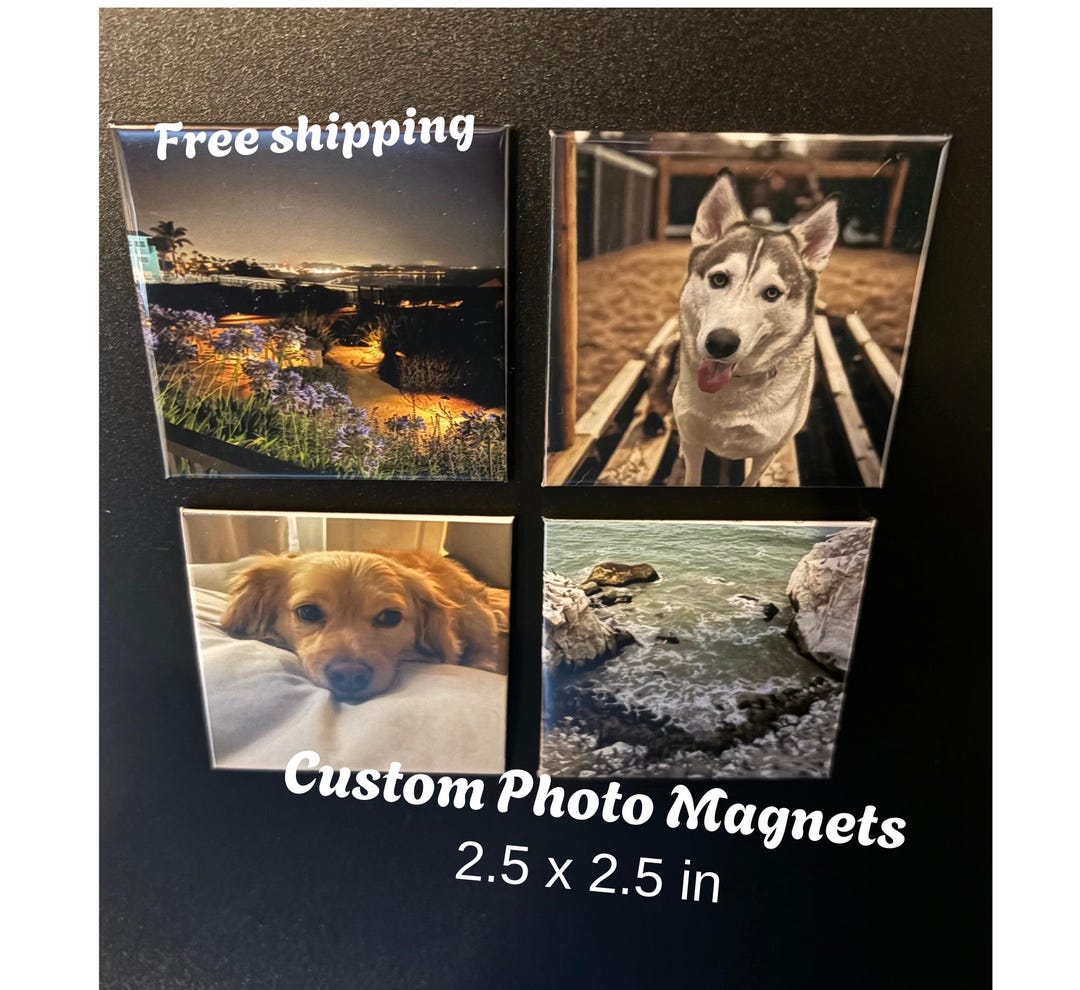 Personalized Photo Magnets for a Special Gift or Keepsake - Etsy
