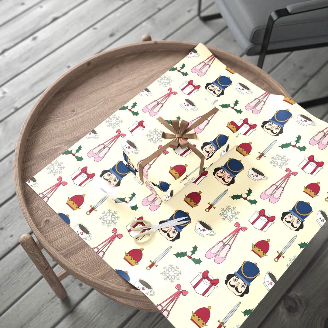 Nutcracker Gift Wrap Paper | Christmas Nutcracker Wrapping Tissue - Etsy